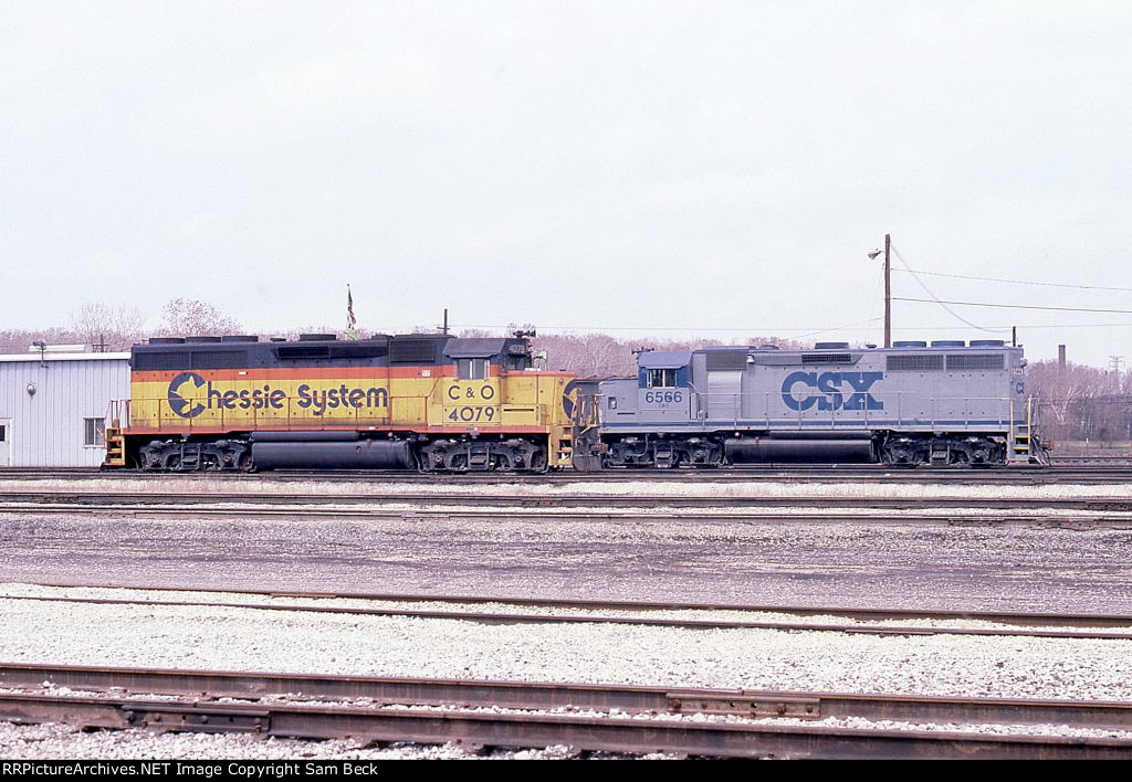 C&O 4079 and CSX 6566